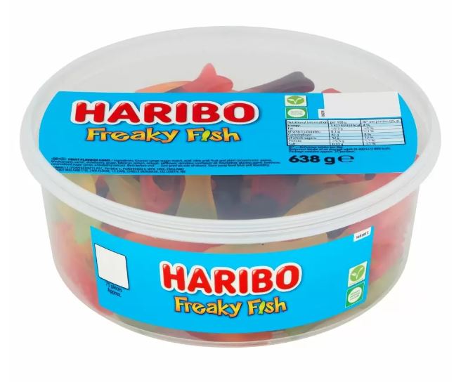 Haribo Freaky Fish - Tub 638g – The Candy King - Retro Sweet Hampers