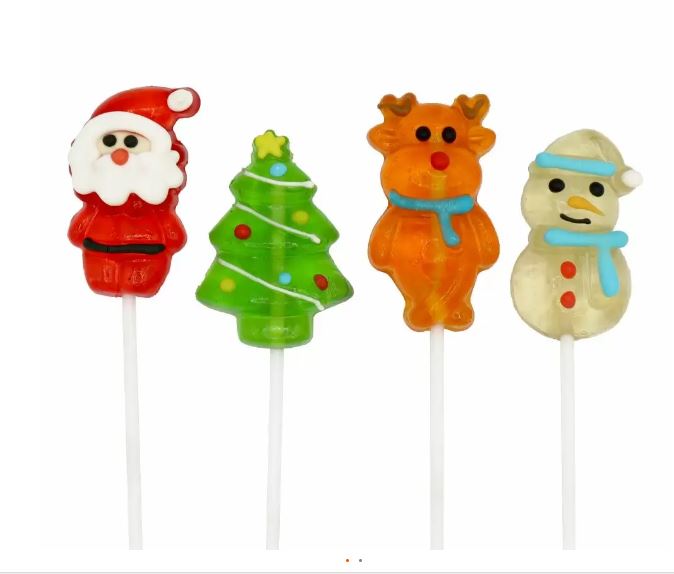 Christmas Festive Gummy Pops (22g) – The Candy King - Retro Sweet Hampers