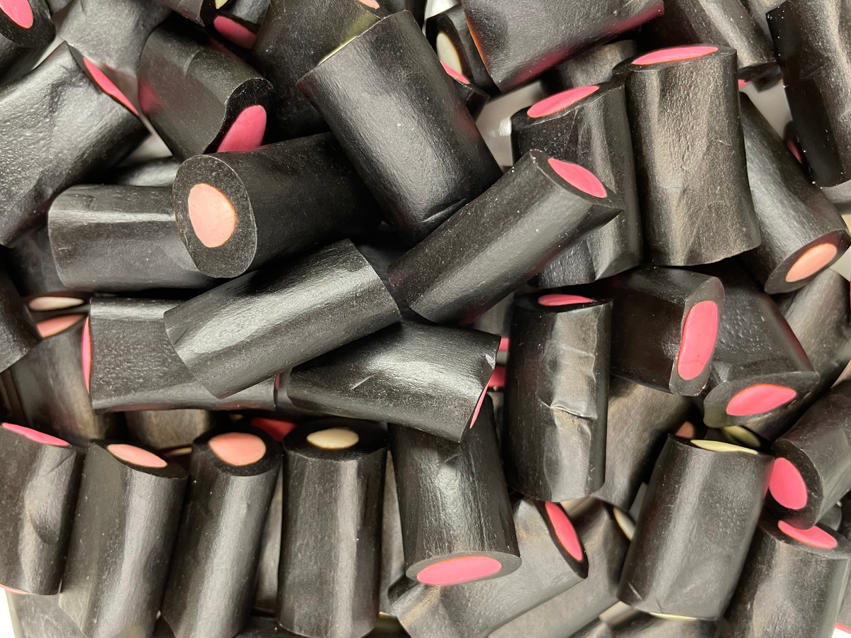Liquorice Cream Rock – The Candy King - Retro Sweet Hampers