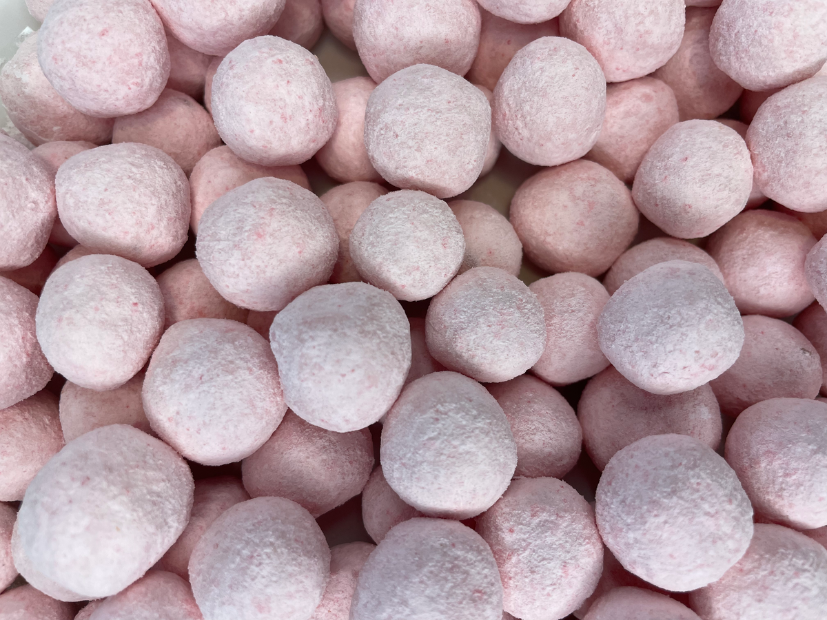 Strawberry Bon Bons – The Candy King - Retro Sweet Hampers