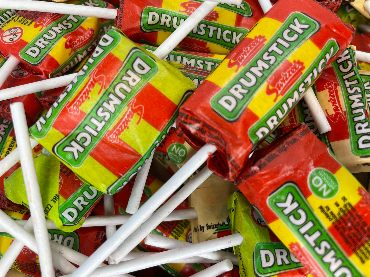 Drumstick Lollies – The Candy King - Retro Sweet Hampers